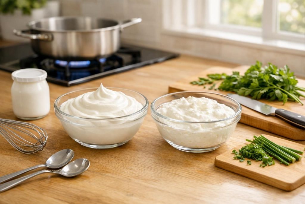 Peut-on remplacer la crème fraîche par du fromage blanc : ce que dit la ...